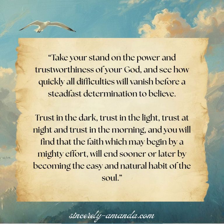 Hannah Whitall Smith on Trusting God